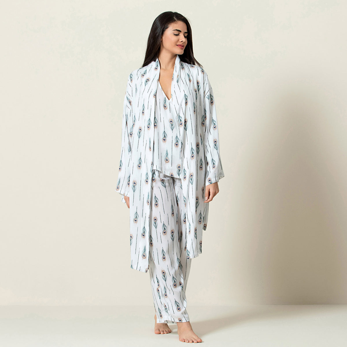 Allegra Robe White 8682313271630| Chakra International