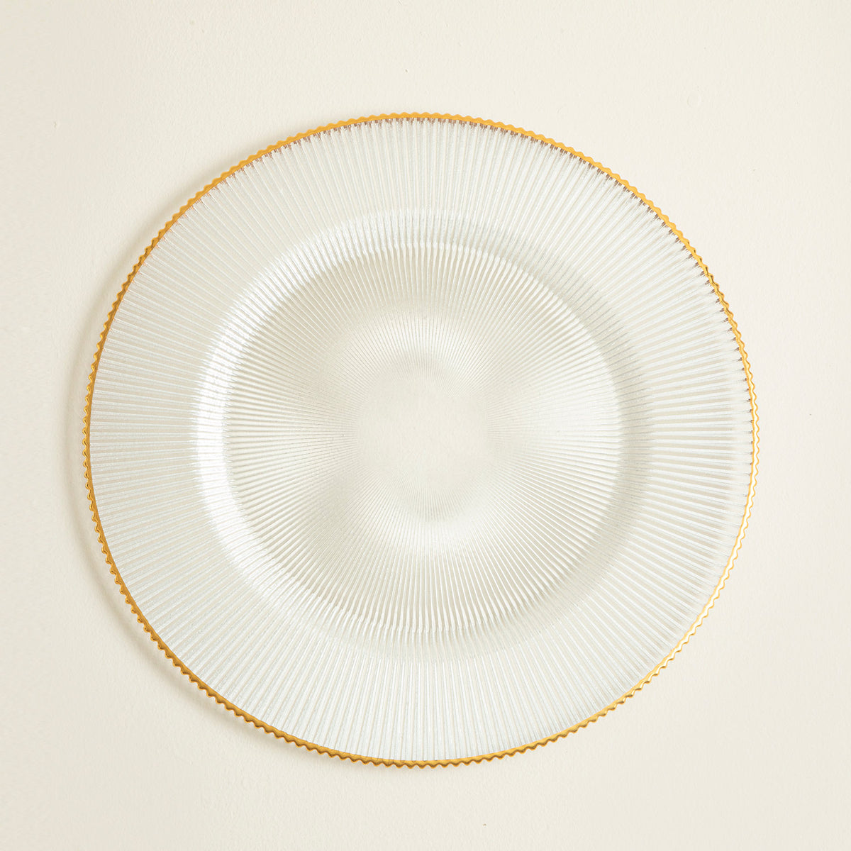 Fiona Gold Serving Plate Gold 8682313350519| Chakra International