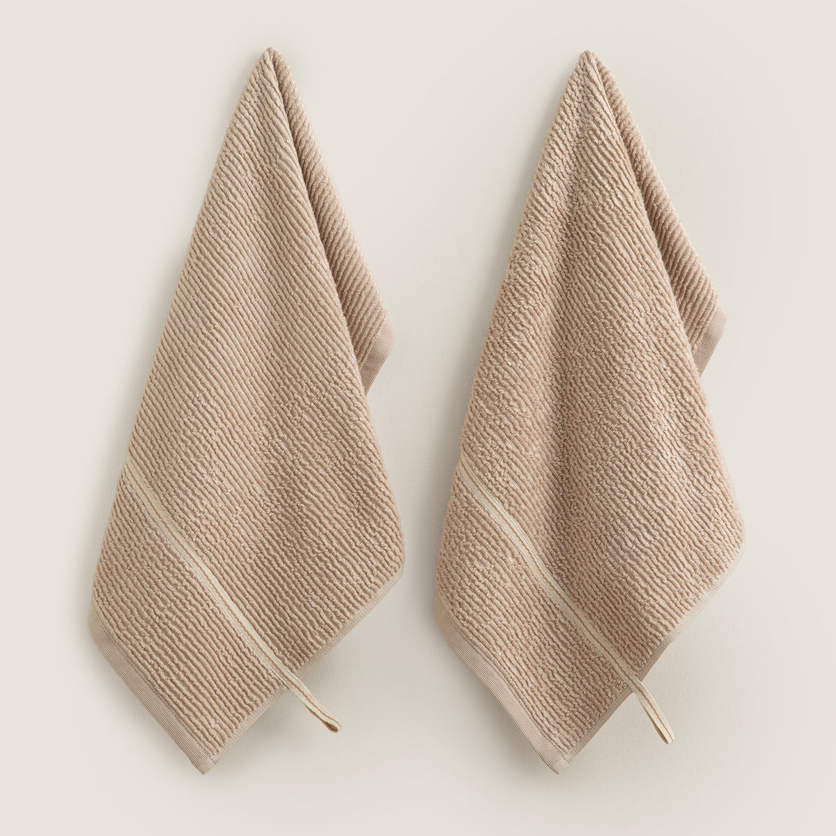 Falo 2-Pıece Kitchen Towel Beige 8682313401440| Chakra International