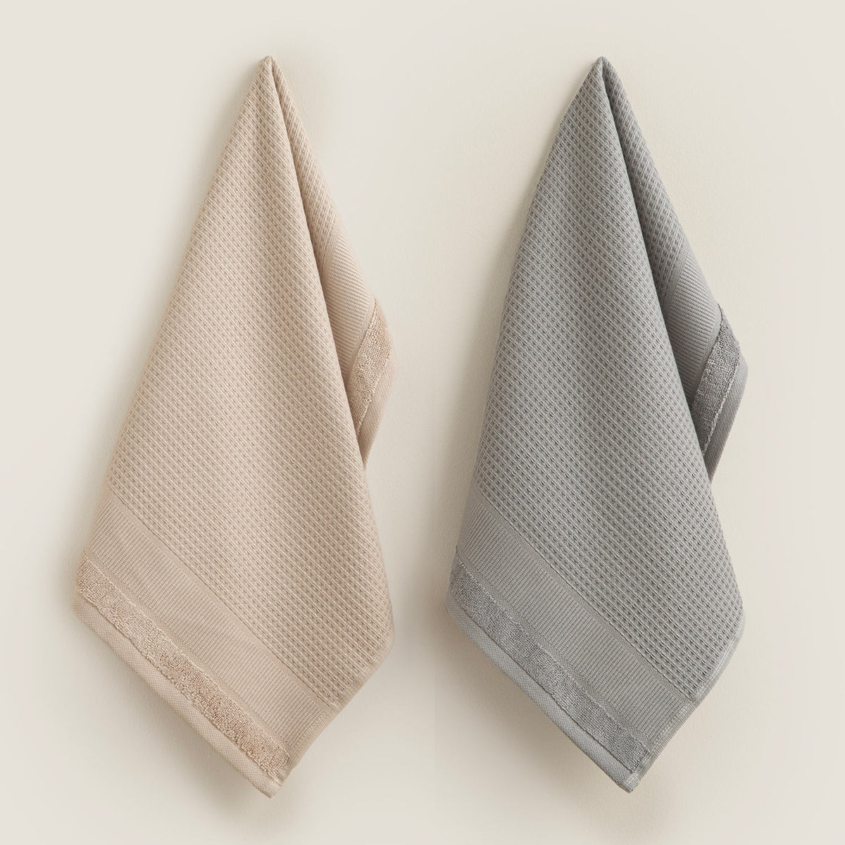 Adelına 2-Pıece Kitchen Towel Grey-Beige 8682313401471| Chakra ...